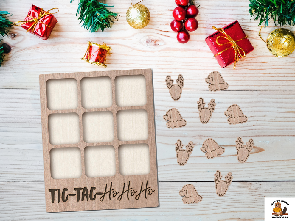 Wholesale Tic Tac Toe Board Game - Christmas Edition – Knotty Things ...